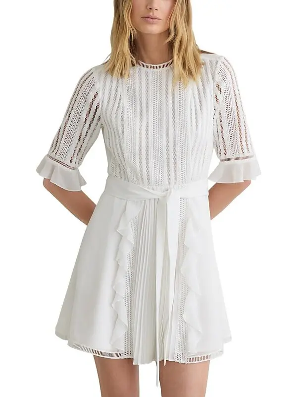 REISS Armina Dress - Ivory