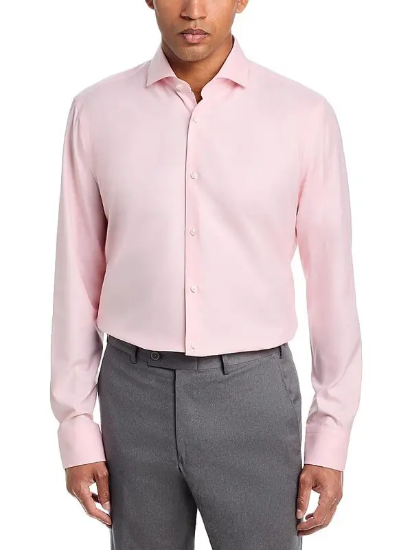 BOSS Joe Spread Collar Regular Fit Dress Shirt - Light Pastel Pink