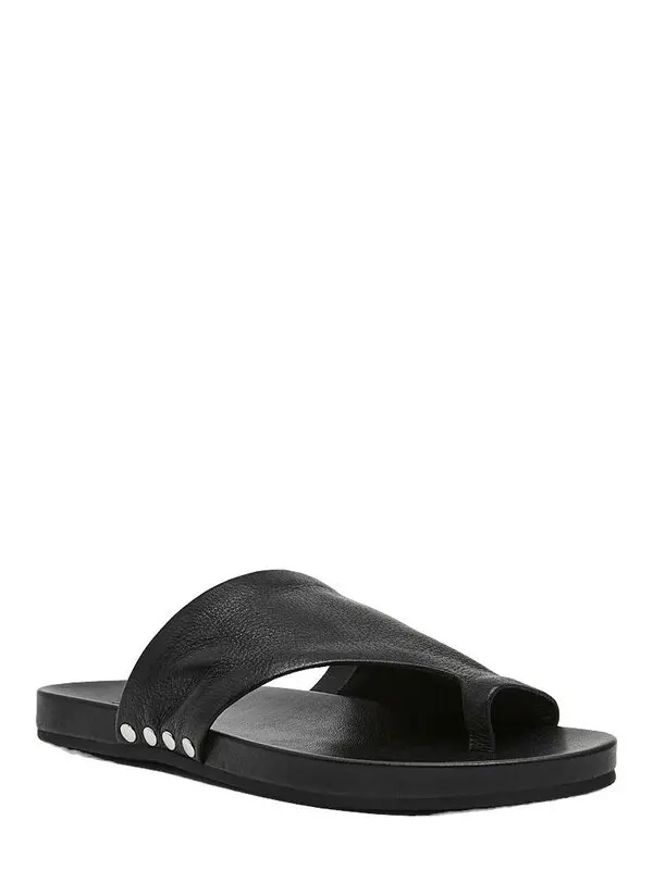 Steve Madden Kessey Sandals - Black Leather