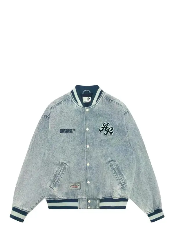 AAPE BY *A BATHING APE Sport Logo Jacket - Blue