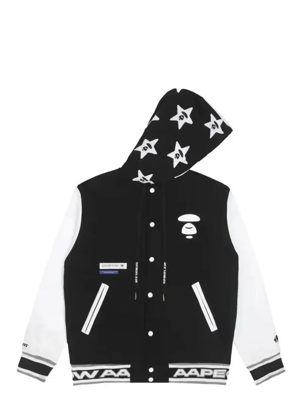 AAPE BY *A BATHING APE Moonface Hooded Jacket - Black