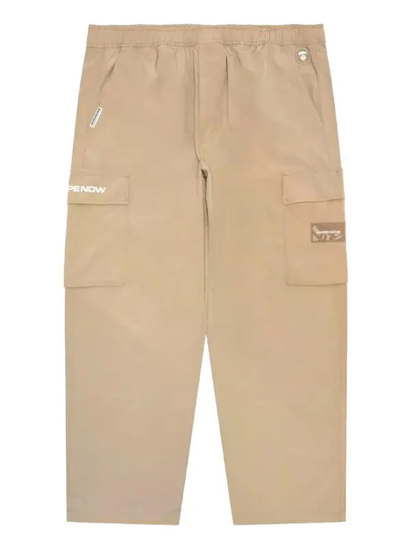AAPE BY *A BATHING APE Logo-detail Cargo Pants - Neutrals