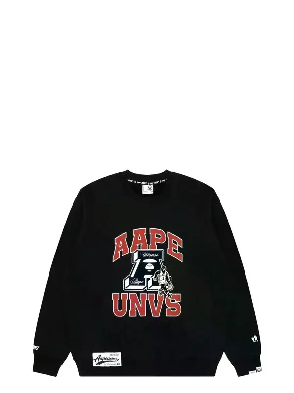 AAPE BY *A BATHING APE Graphic-print Sweatshirt - Black