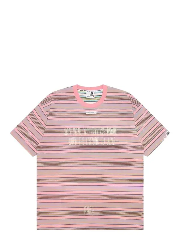 AAPE BY *A BATHING APE Striped T-shirt - Blue