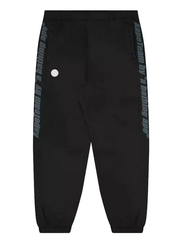AAPE BY *A BATHING APE Moonface Logo-tape Track Pants - Neutrals