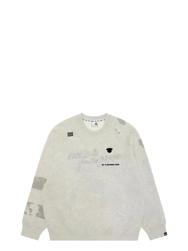 AAPE BY *A BATHING APE Cotton Sweatshirt - Grey