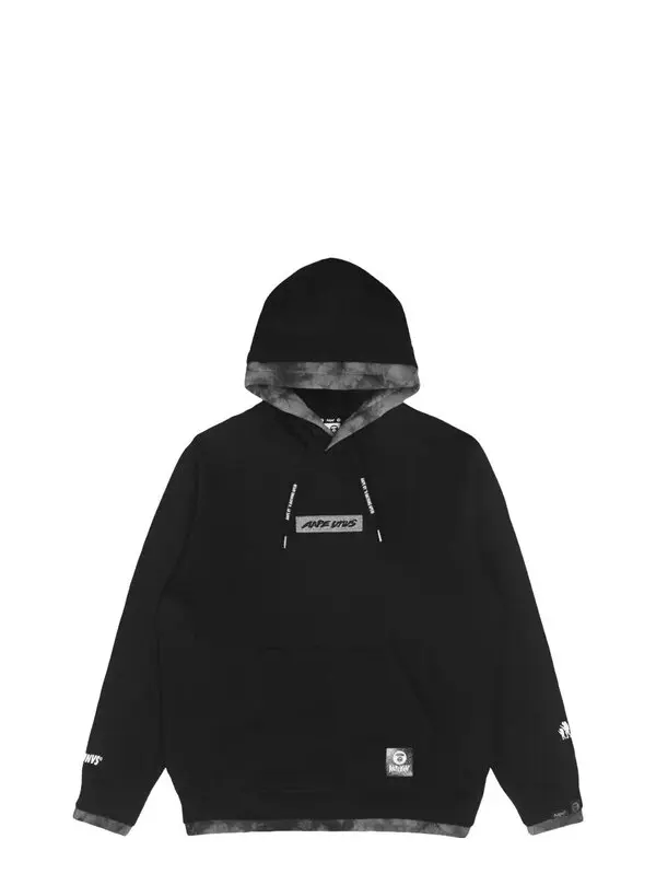 AAPE BY *A BATHING APE Moonface Patch Hoodie - Black