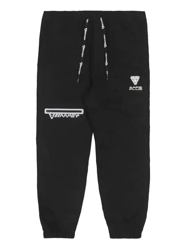 AAPE BY *A BATHING APE Drawstring Track Pants - Black