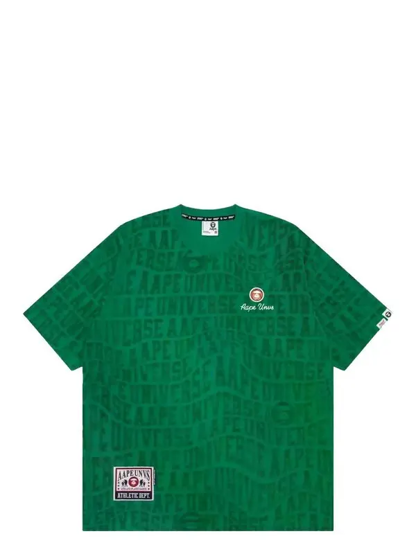 AAPE BY *A BATHING APE Moonface Jacquard T-shirt - Green