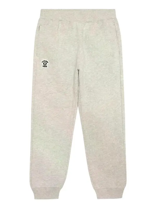AAPE BY *A BATHING APE Aapenow Logo-patch Track Pants - White