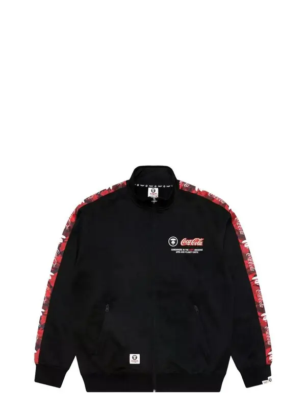 AAPE BY *A BATHING APE X Coca-cola Moonface Camo-tape Sweatshirt - Black