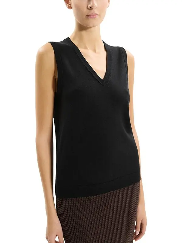 Theory Slim Tank Top - Black