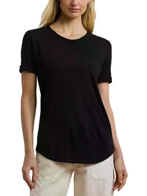 Ralph Lauren Embroidered-logo T-shirt - Black