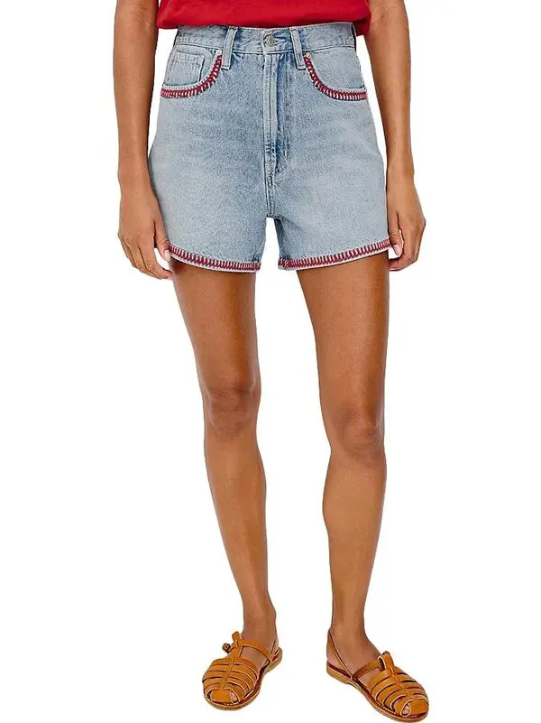 Rails Rancho Contrast Stitch Shorts - Cia Indigo