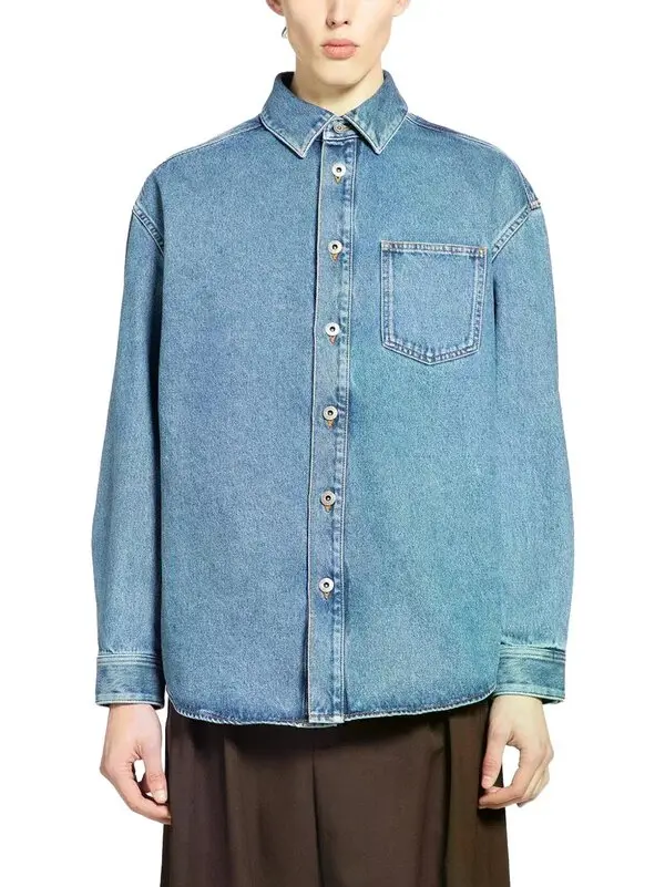 Loewe Anagram Denim Jacket - Blue