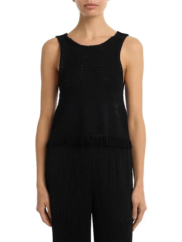Issey Miyake Crochet Ap Tank - Black