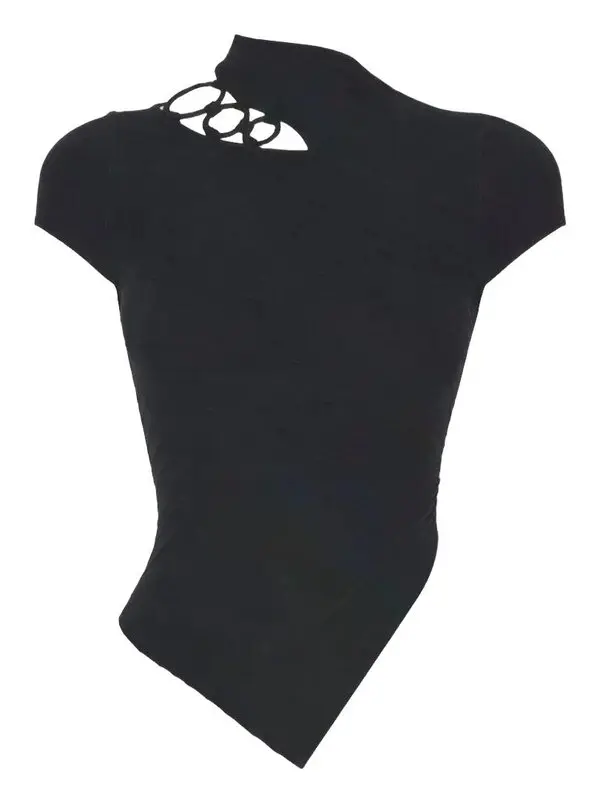 Cult Gaia Nessi Cut-out Top - Black