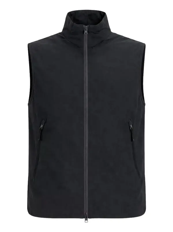 Woolrich Zip-up High-neck Gilet - Blue