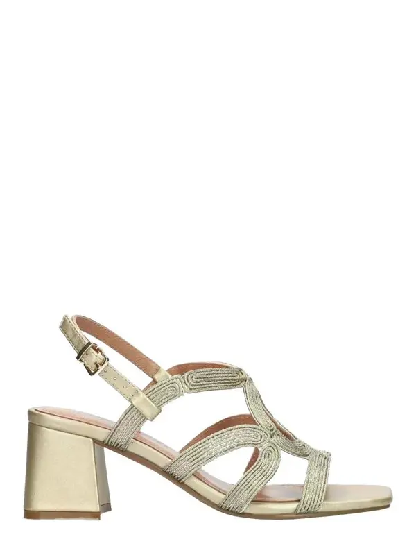 BIBI LOU 5cm Meli Sandals - Gold