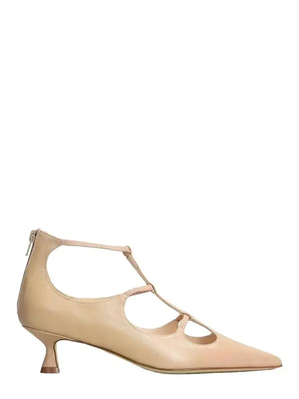 ANNA F. 5cm Cut-out Pumps - Neutrals
