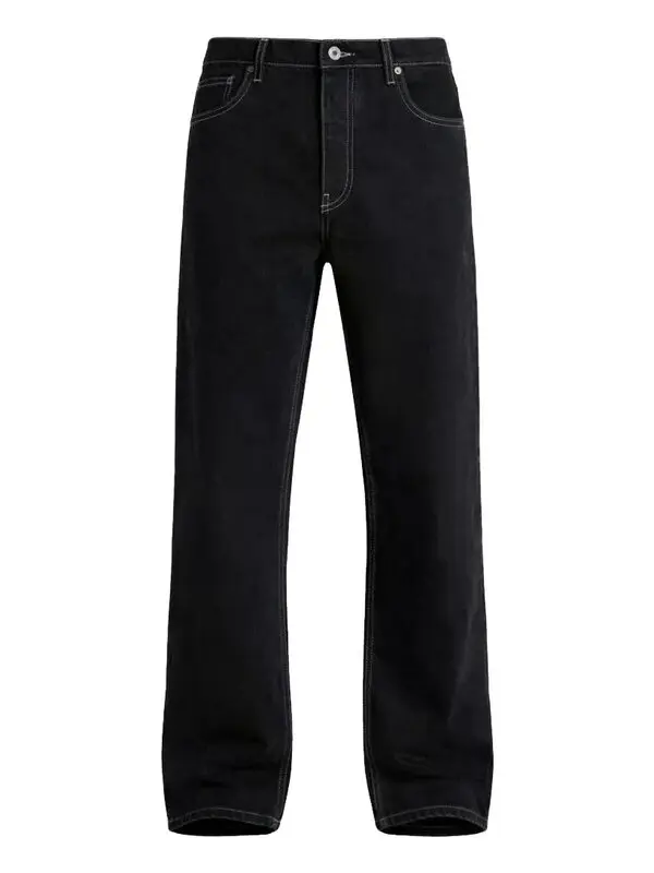 Off-White Straight Leg Jeans - Black