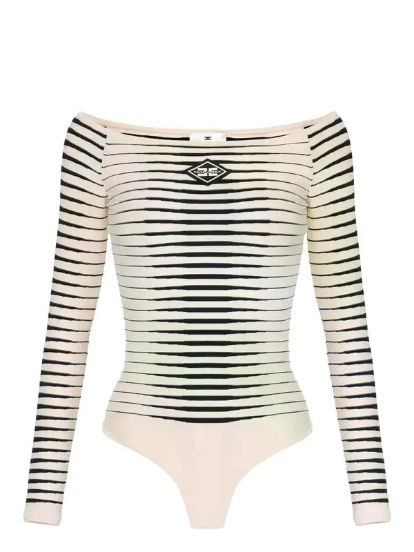 Elisabetta Franchi Off-the-shoulder Bodysuit - Neutrals