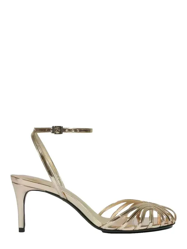 Schutz Liana Metallic Sandals - Gold