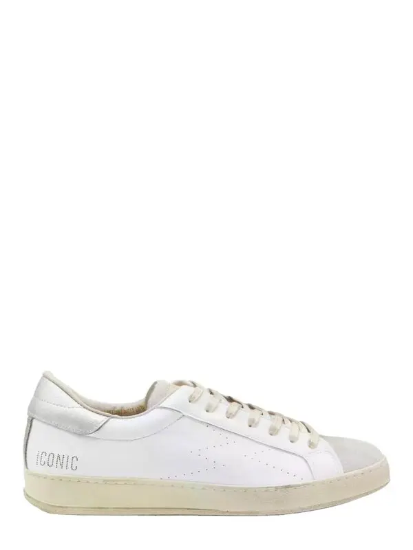 MOA CONCEPT Iconic Panelled Perforated Sneakers - White