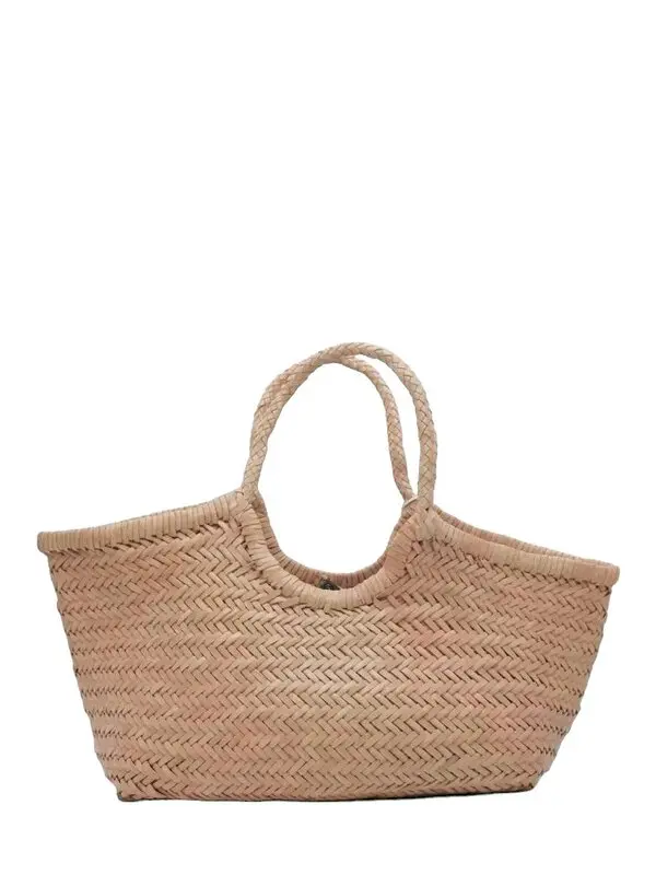 Dragon Diffusion Big Nantucket Woven-leather Tote Bag - Neutrals