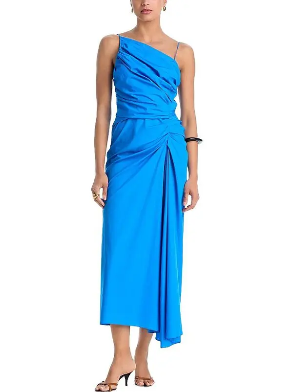 A.L.C. Juno Asymmetric Midi Dress - Cornflower