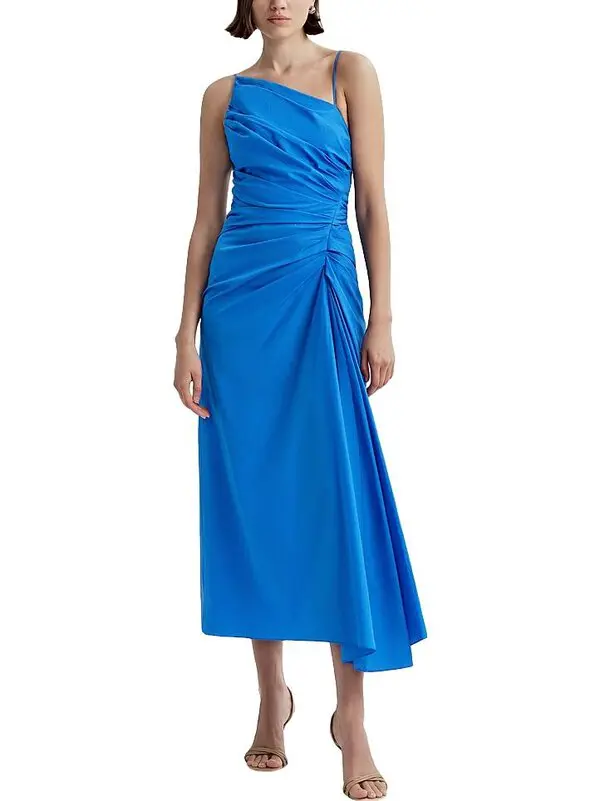 A.L.C. Juno Asymmetric Midi Dress - Cornflower