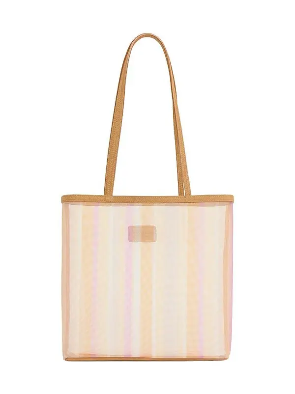 MANSUR GAVRIEL Filo Striped Mesh Tote Bag - Multi