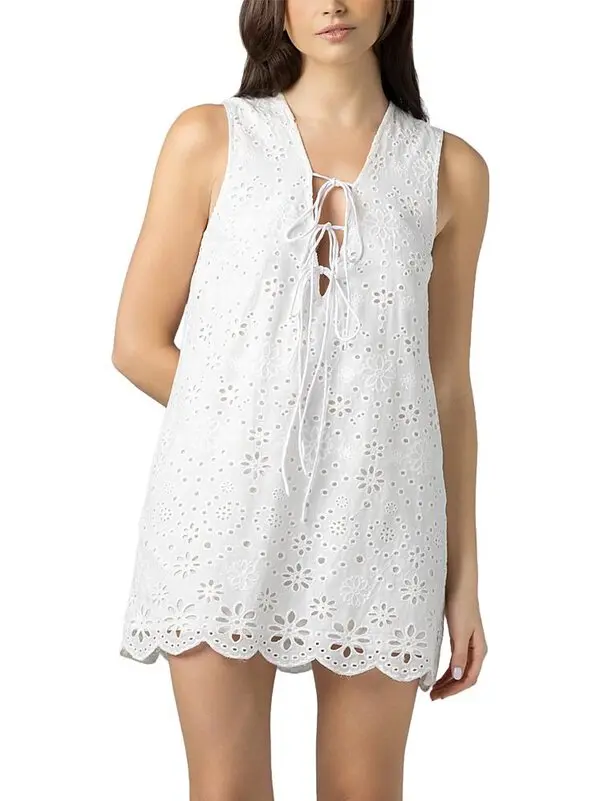 Blanknyc Eyelet Shift Dress - Field Of Dreams
