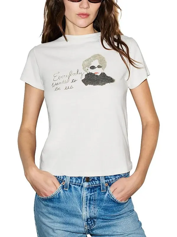 RE/DONE Everybody Classic Tee - Vintage White