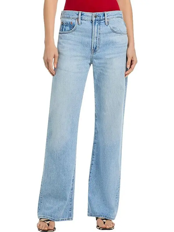 PISTOLA Larsen Relaxed High-rise Flare Jeans - Mellow