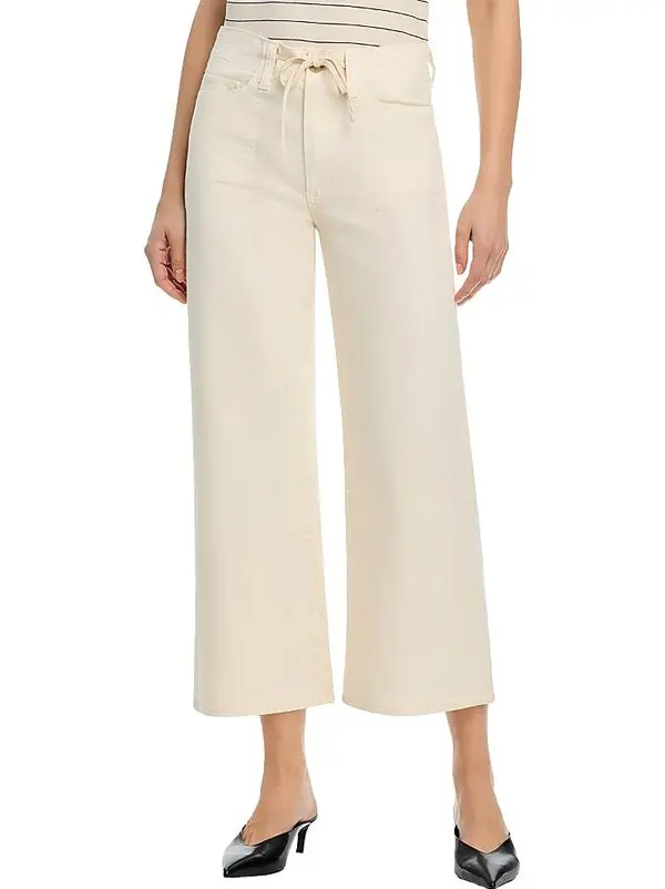 Paige Ari Petite High-rise Ankle Jeans - Quartz Sand