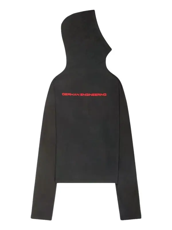 PROTOTYPES German Engineering Twisted Hoodie - Black
