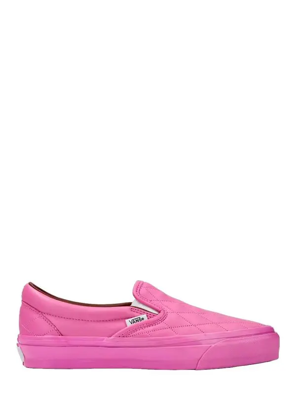 VANS Lx Classic Slip-on 98 Quilted Leather Sneakers - Pink