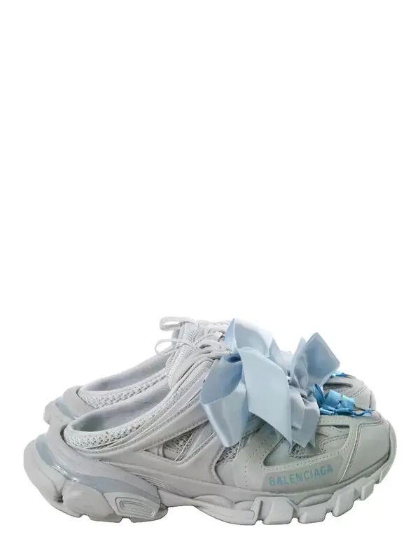 Balenciaga Bow-detail Mules - Grey