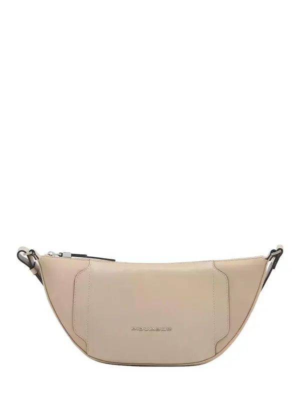 PIQUADRO Leather-panelled Belt Bag - Neutrals
