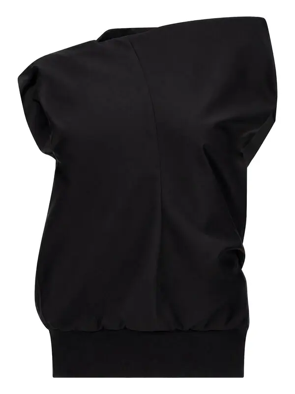 Sacai Asymmetrical Top - Black