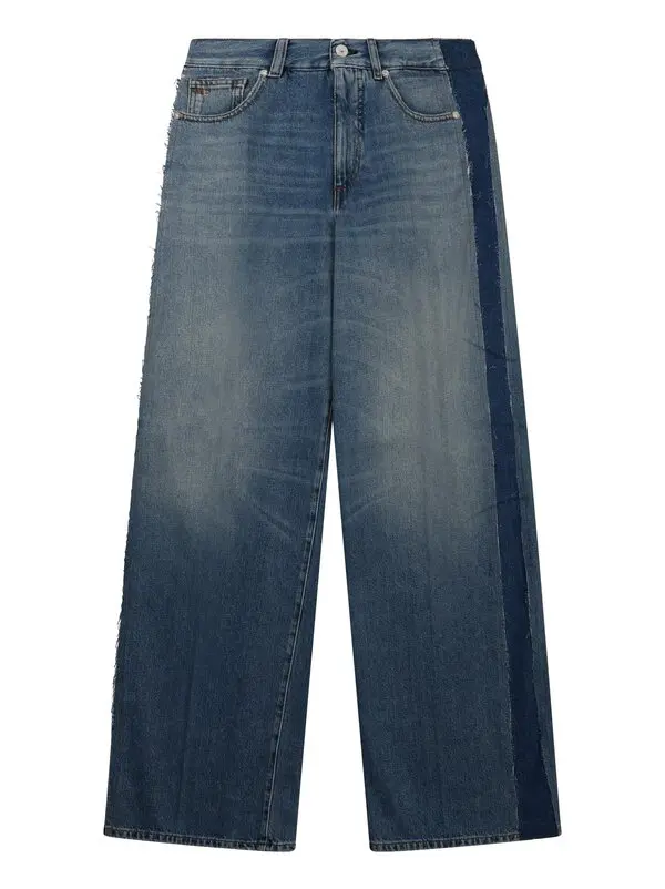NINE:INTHE:MORNING Wide Leg Jeans - Denim