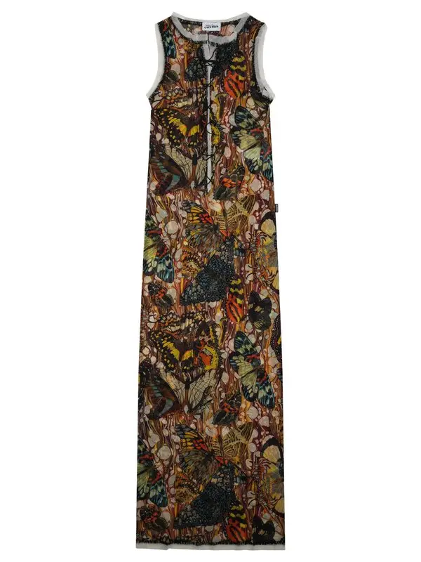 JEAN PAUL GAULTIER Long Printed Dress - Multicolour