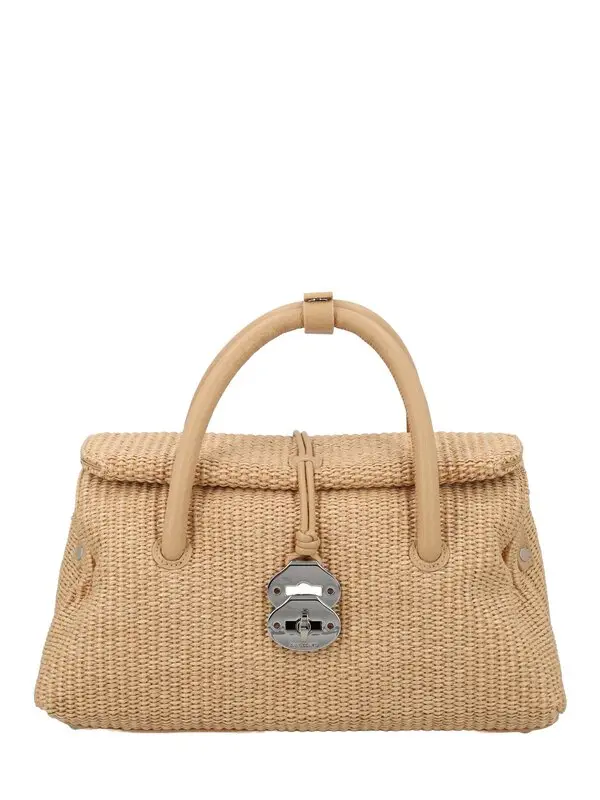 ZANELLATO Dotta Vimini Small Bag - Beige