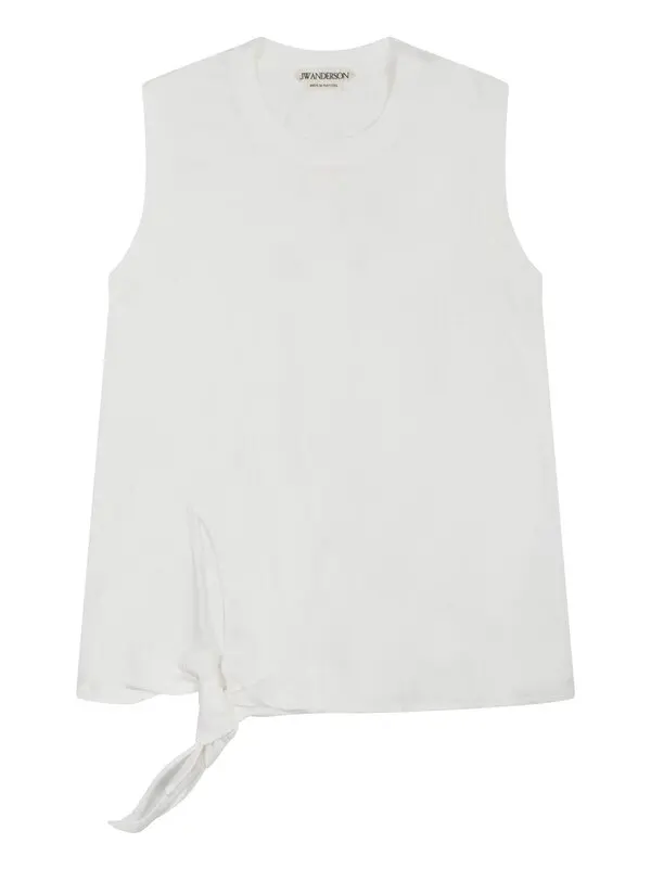 JW Anderson Knot Detailed Tank Top - White