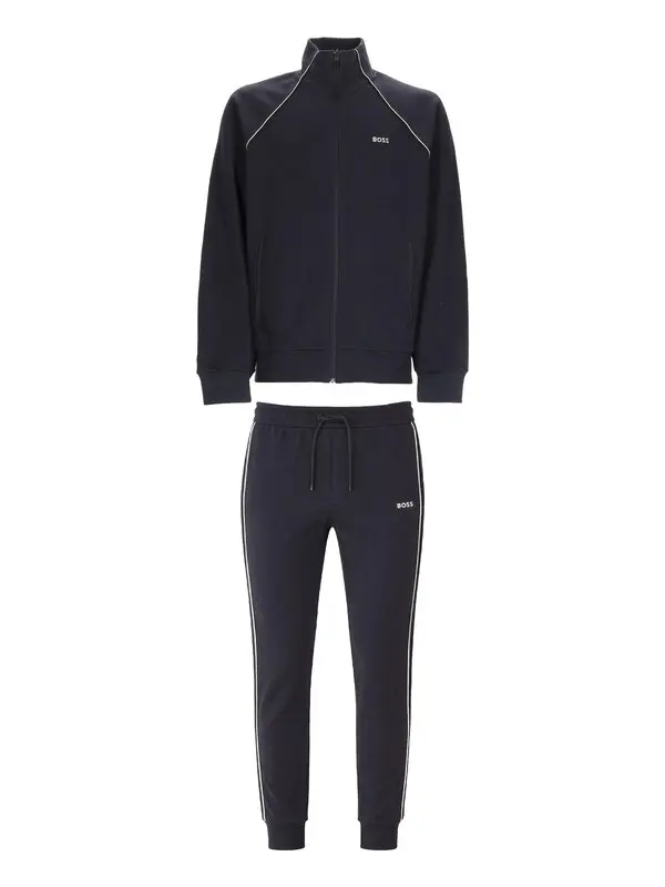 BOSS Set Tracksuit Con Logo - Blue