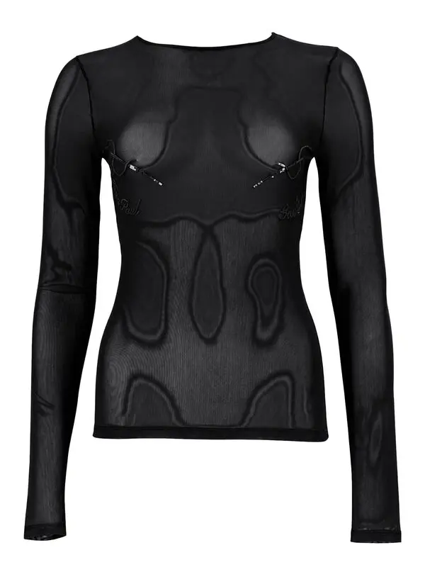 JEAN PAUL GAULTIER Needles Top - Black