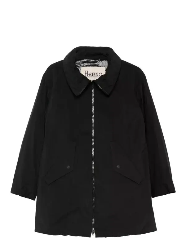 Herno Zip-up Jacket - Black