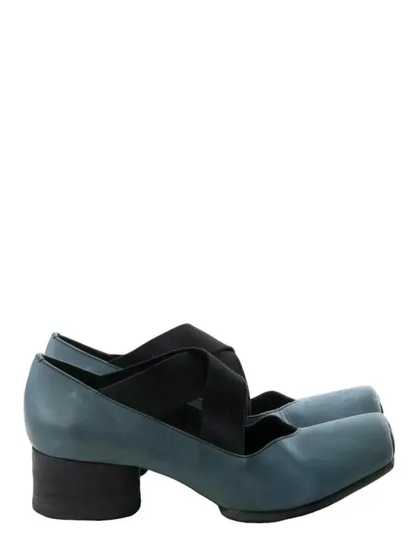 UMA WANG Cross-strap Pumps - Blue