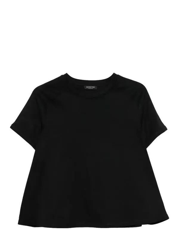 MARGITTES A-line T-shirt - Black